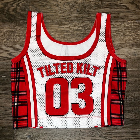 Tops | Rare Tilted Kilt Basketball Top | Poshmark
